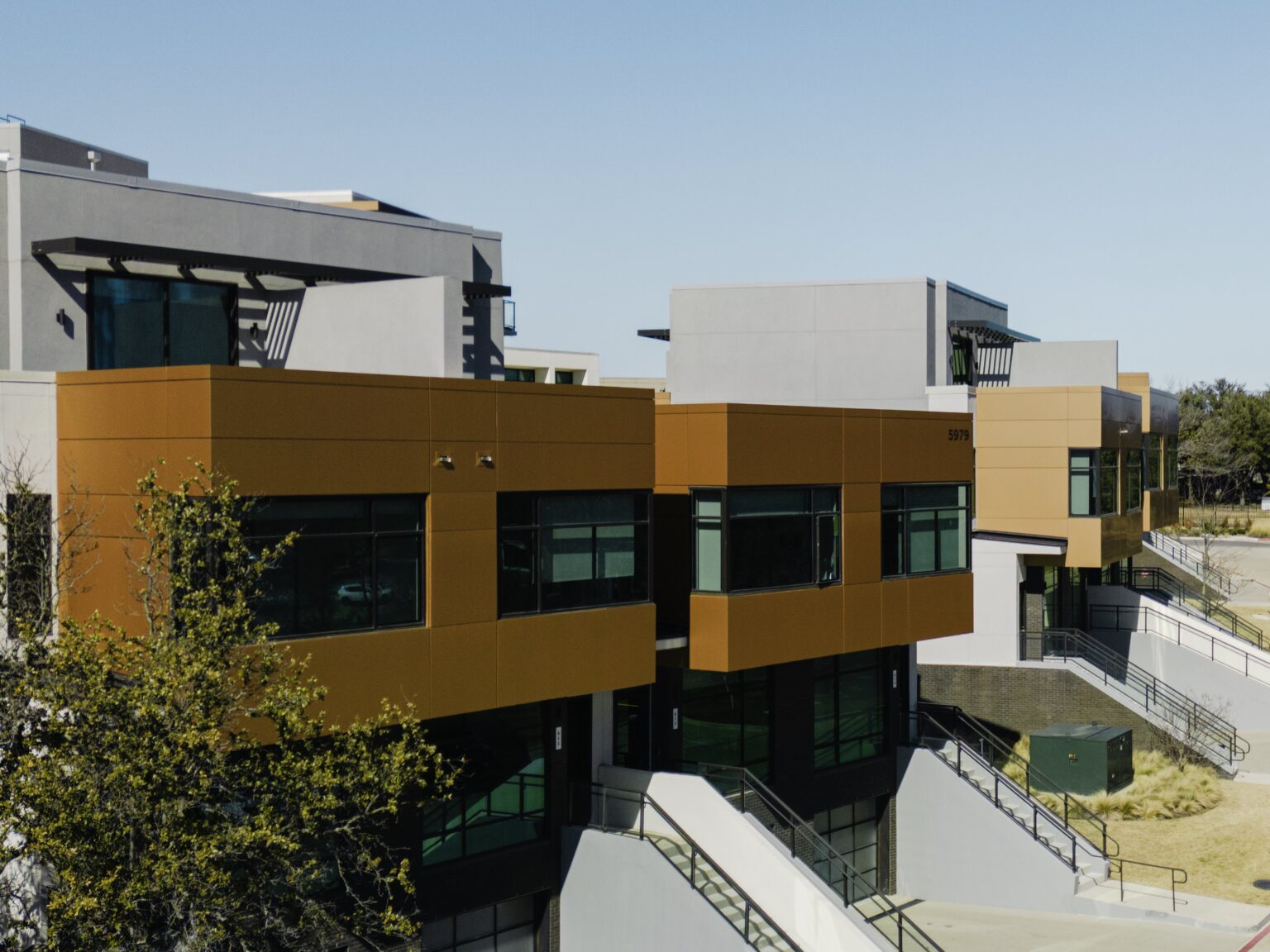 Village Town Center - EWS Rainscreen System with Alpolic ACM | EWS Texas